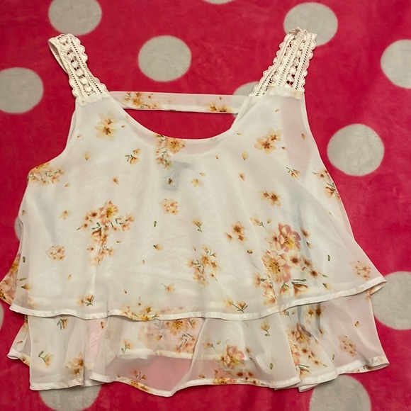 Forever 21 | Tops | White Cute Tang Top | Poshmark